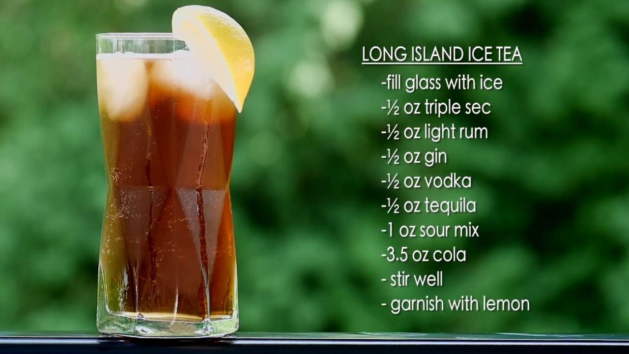 Long Island Cocktail Recipe Video Youtube