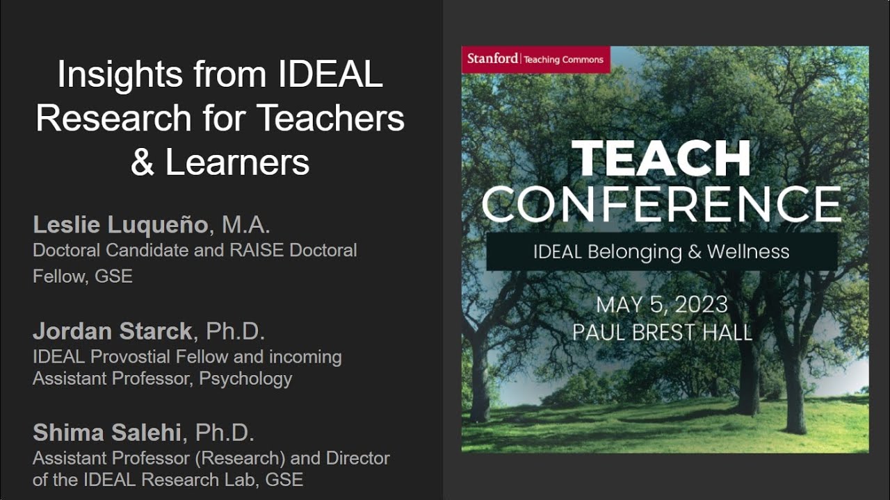 Insights from IDEAL Research for Teachers and Learners - YouTube