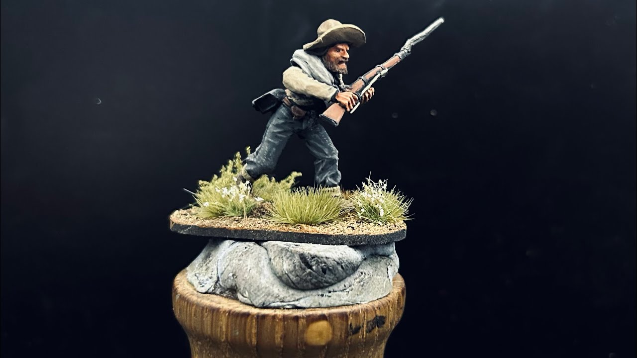 Painting ACW Confederate Rifleman 40mm Figure From Foundry - Part One ...