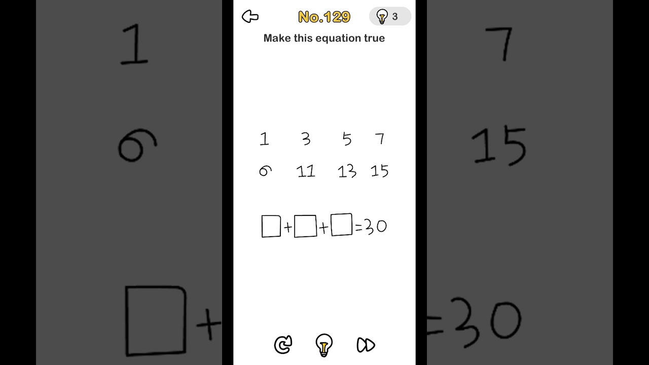 Brain out level 129. Make this equation true. - YouTube