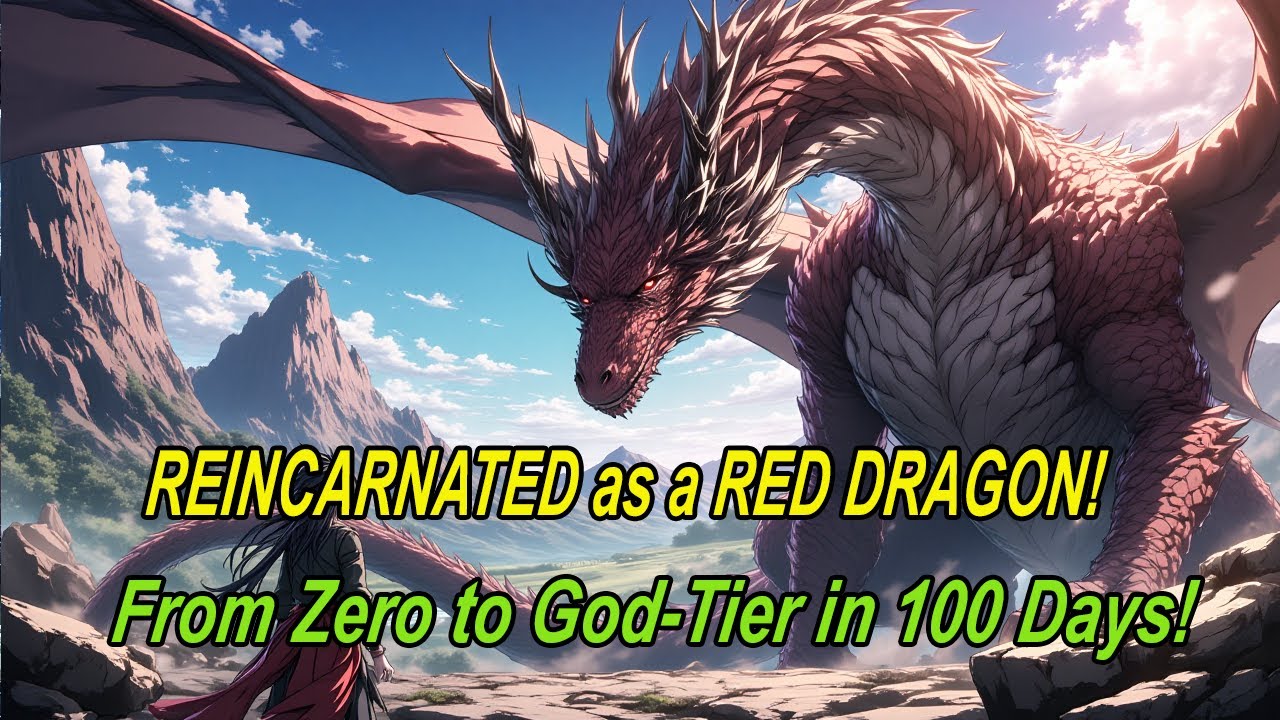REINCARNATED as a RED DRAGON! From Zero to God-Tier in 100 Days!#anime ...