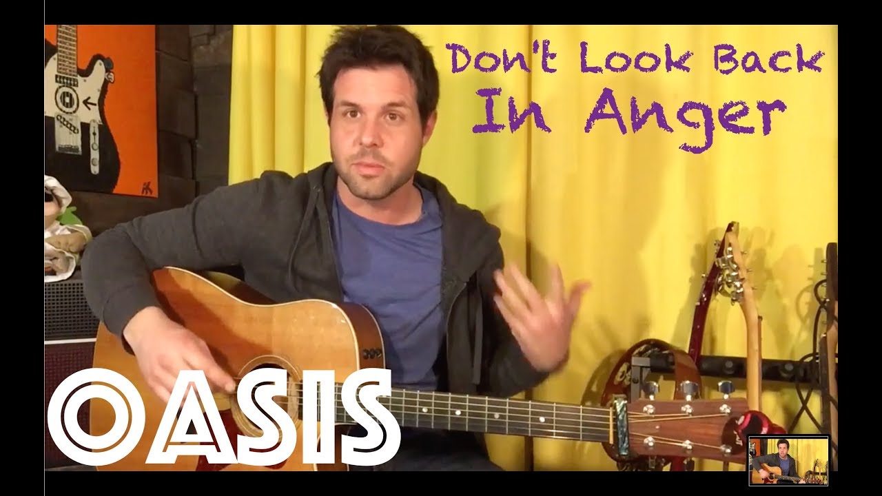 Guitar Lesson: How To Play Don't Look Back In Anger By Oasis - YouTube
