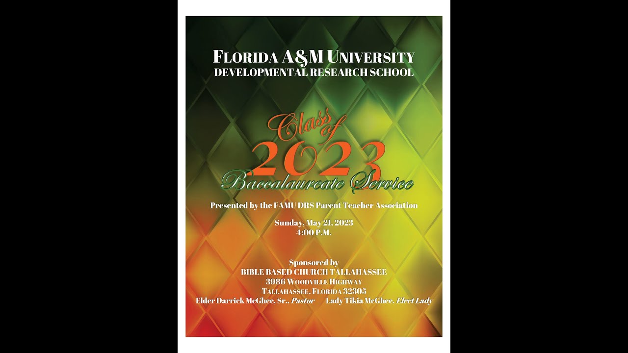 FAMU DRS | Class of 2023 | Baccalaureate Service | #ComeGrowHere - YouTube