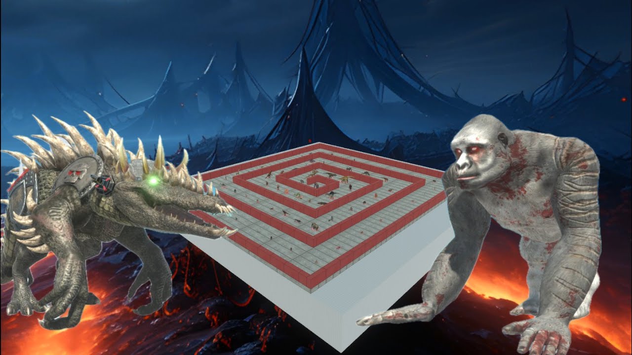 ARBS Running Croczilla and King Goro on Deadly Trip - Animal revolt ...