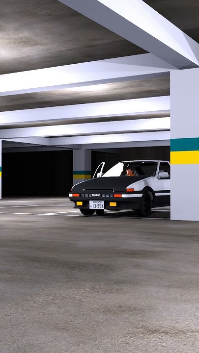 Initial D Ae86 Blender Animation Youtube