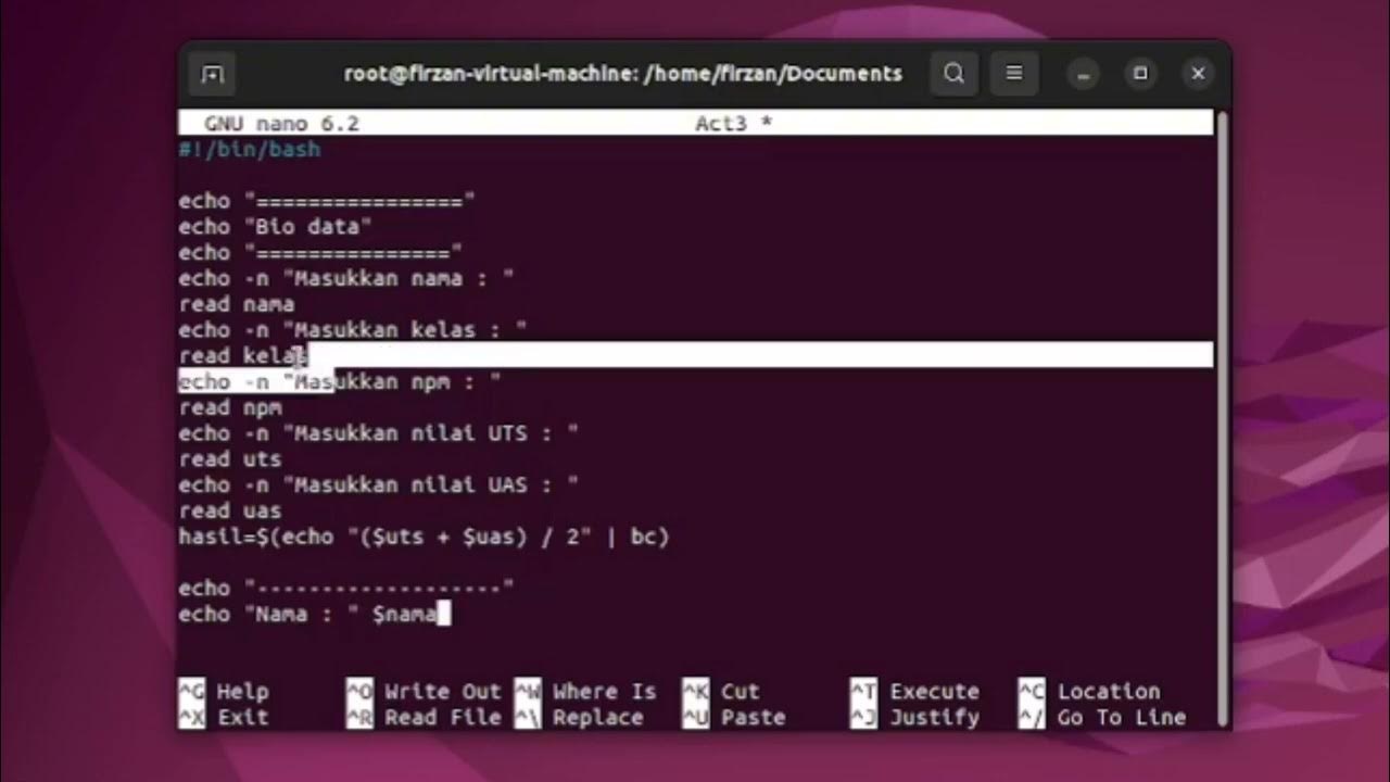 Bash Shell Linux Ubuntu - YouTube
