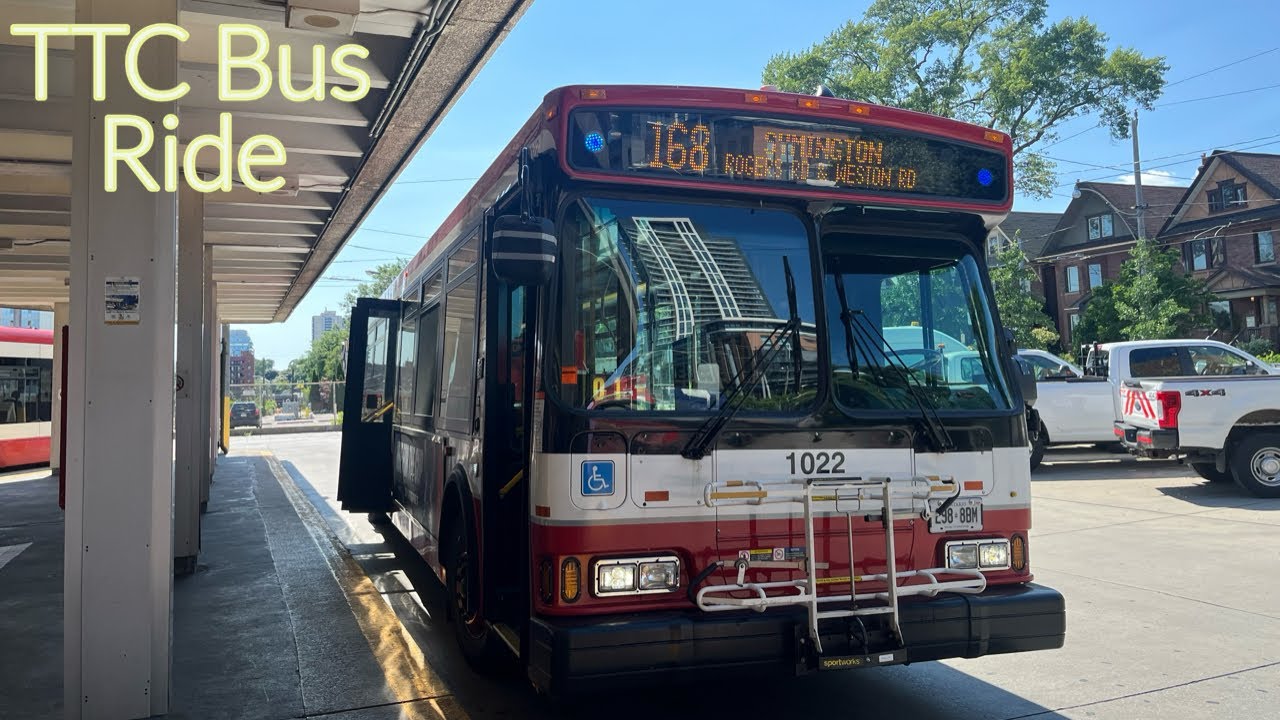 Toronto TTC Orion VII OG HEV Bus Ride on Route 168 Symington 7/1/2024 ...