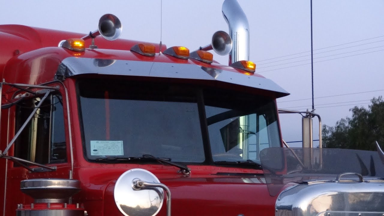 Peterbilt 379 Optimus Prime Paccar Start Up & Preview 1998 Kenworth ...