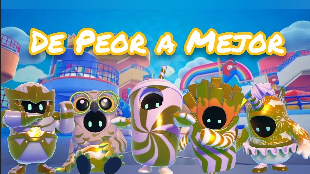 Ranking de Skins de Rankeds del Peor al Mejor (Fall Guys) - YouTube