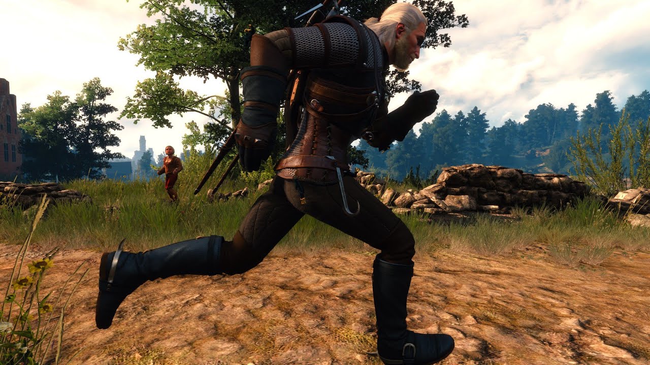 witcher 3 how to run - YouTube