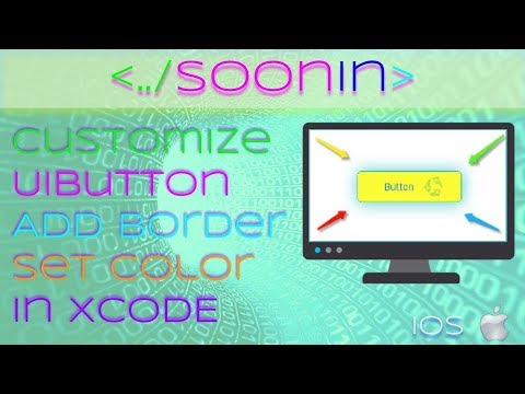IOS 11, Swift 4 : How To Add Border, Shadow and Image Icon to Button in Xcode (Custom UIButtons ...