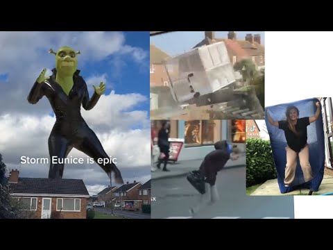 Storm Eunice TikToks Compilation