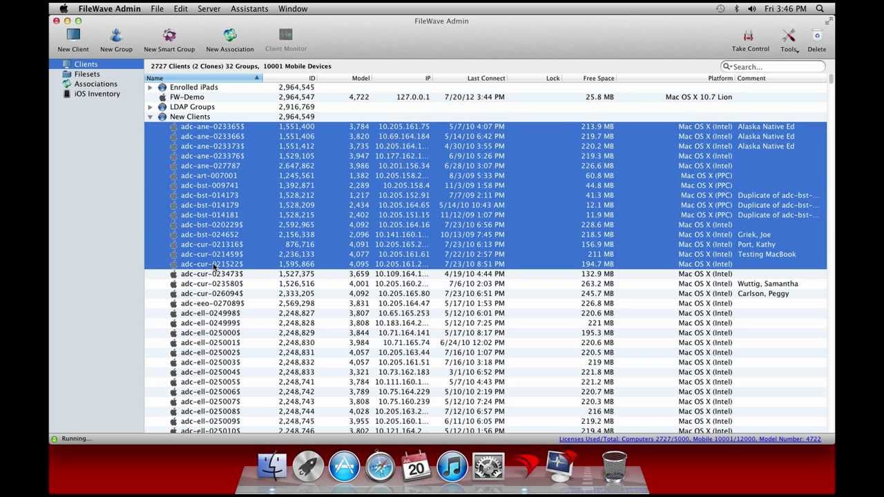 FileWave Client (Device) Management - YouTube