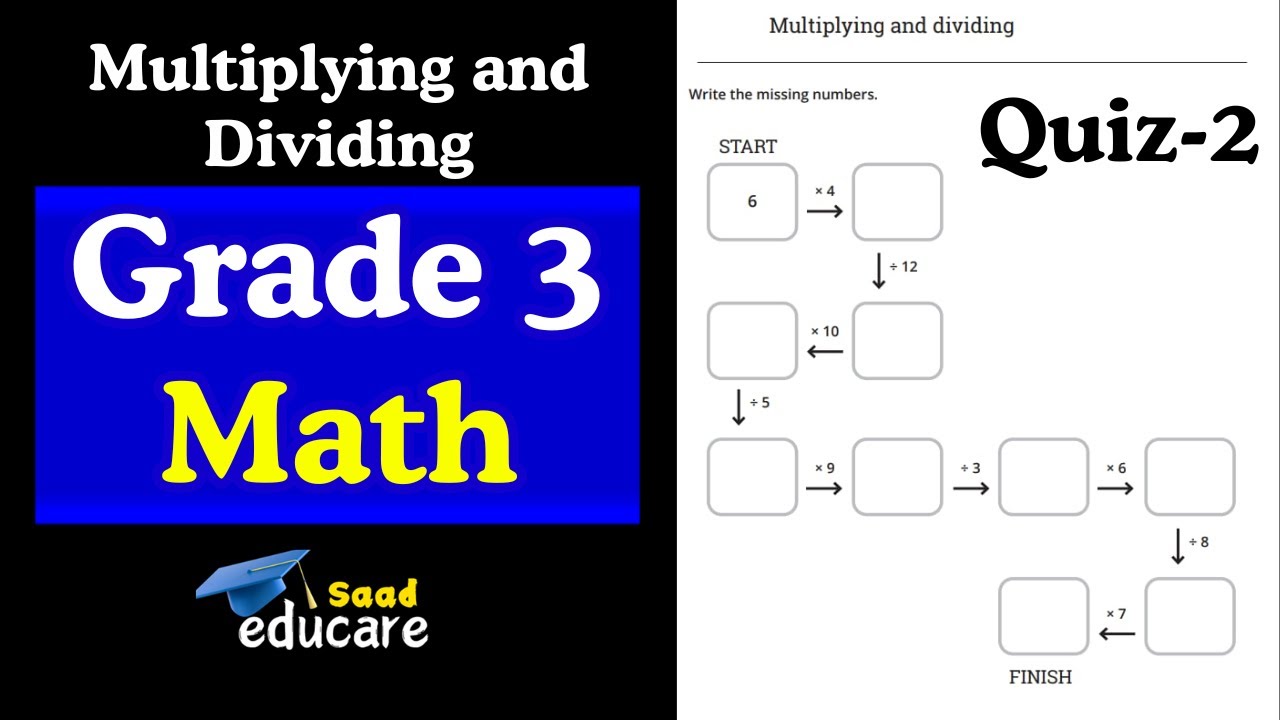Fun Multiplying and Dividing Puzzle | Grade 3 Math Practice | Find the ...