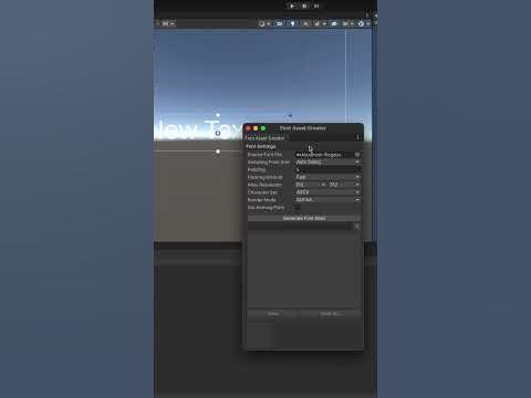 How to use custom fonts with TEXT MESH PRO | GameDev with Unity #shorts - YouTube