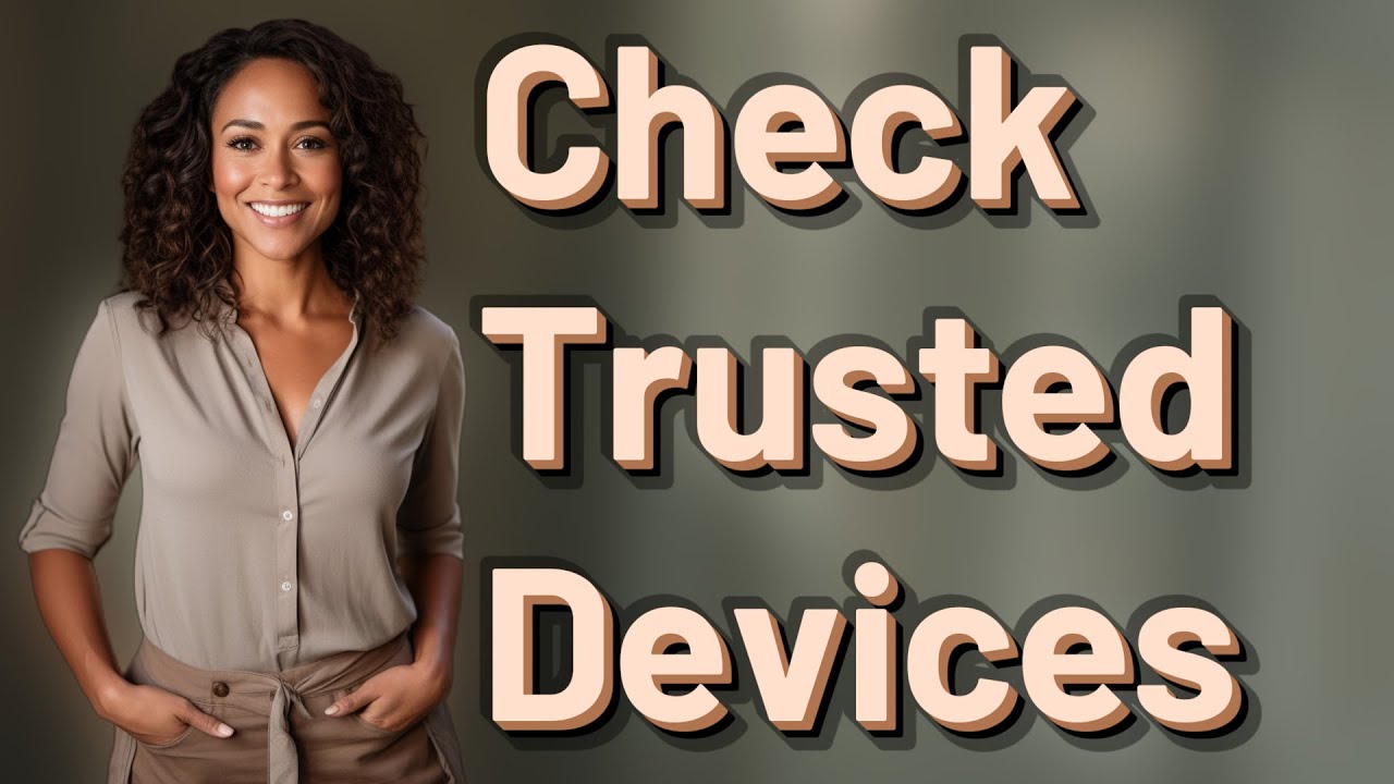 Why Check Trusted Devices Regularly for Apple Account Security? - YouTube
