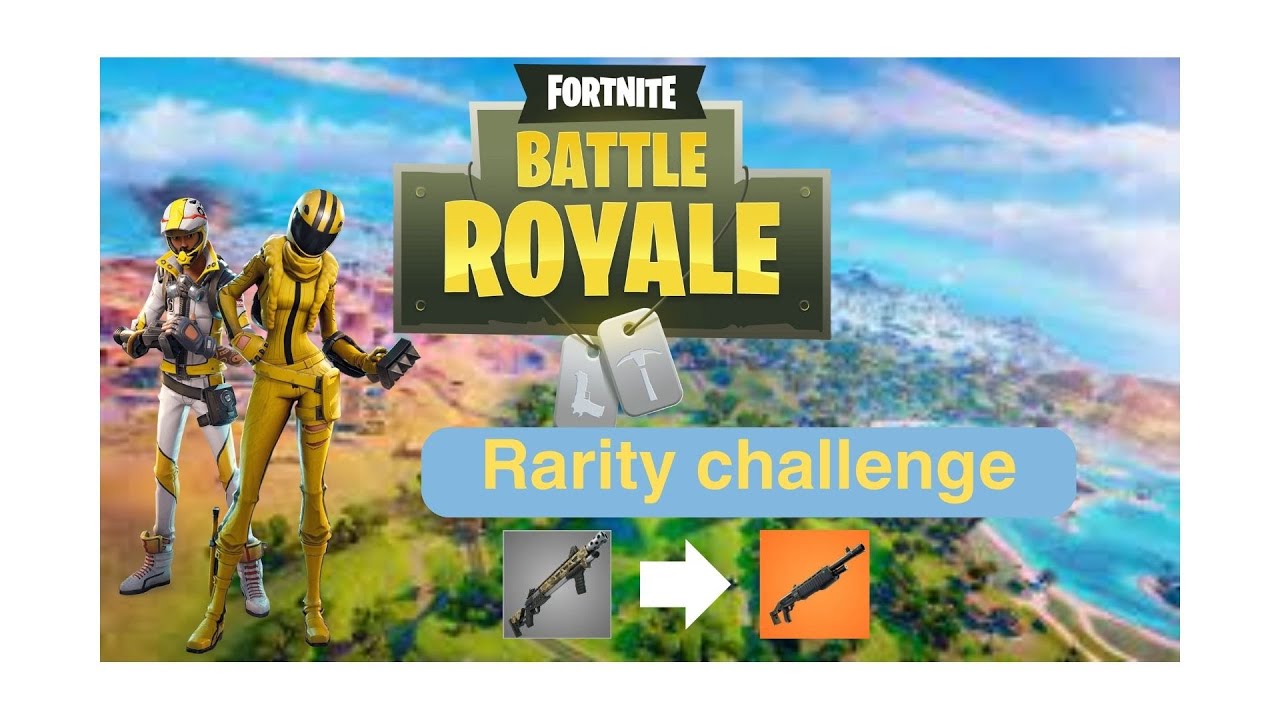 Fortnite rarity challenge - YouTube