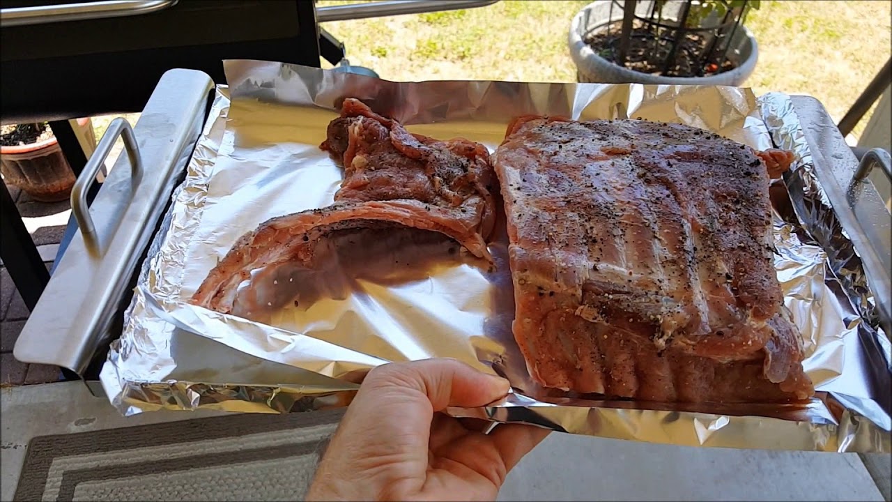 Smoked Wild Texas Hog, Rib - YouTube