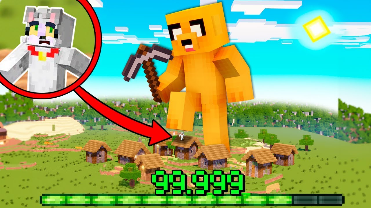 Paso MINECRAFT pero la EXPERIENCIA es mi TAMAÑO 😂⛏ Mikecrack Minecraft ...