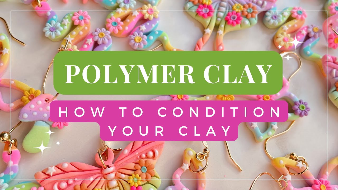 Polymer Clay: How to Condition Clay - YouTube