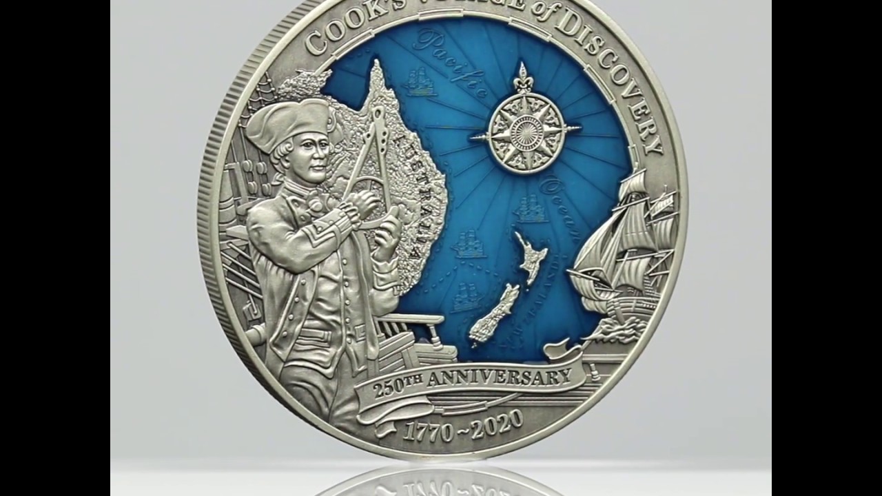 Captain Cook Voyage of Discovery 250th Anniversary 2020 $10 Silver ...