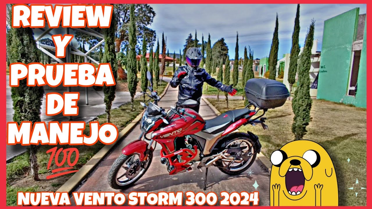 VENTO STORM 300 REVIEW Y PRUEBA DE MANEJO 💯 ¡AHORA YA ES 300! 🔥 ...