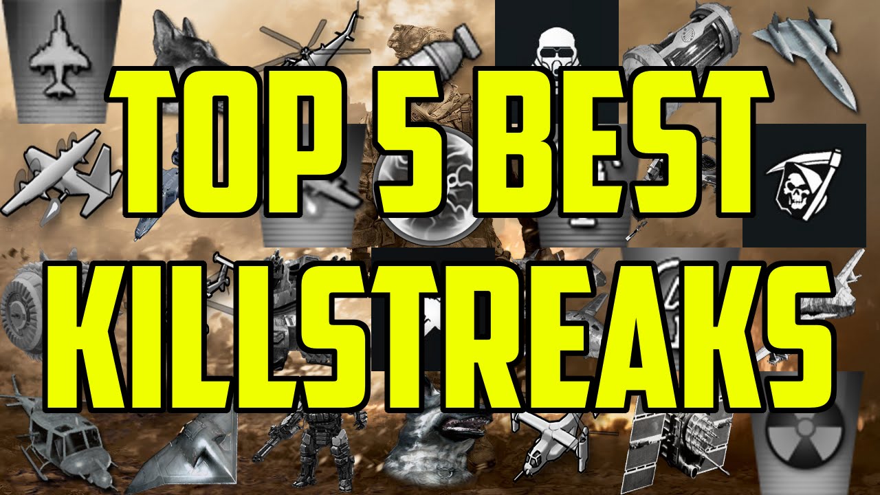 Top 5 Killstreaks in Call of Duty History (Best Killstreak in CoD ...