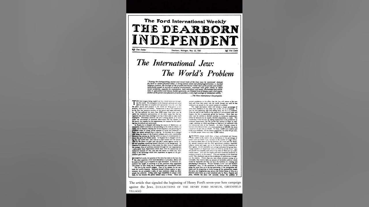 Международное еврейство - YouTube