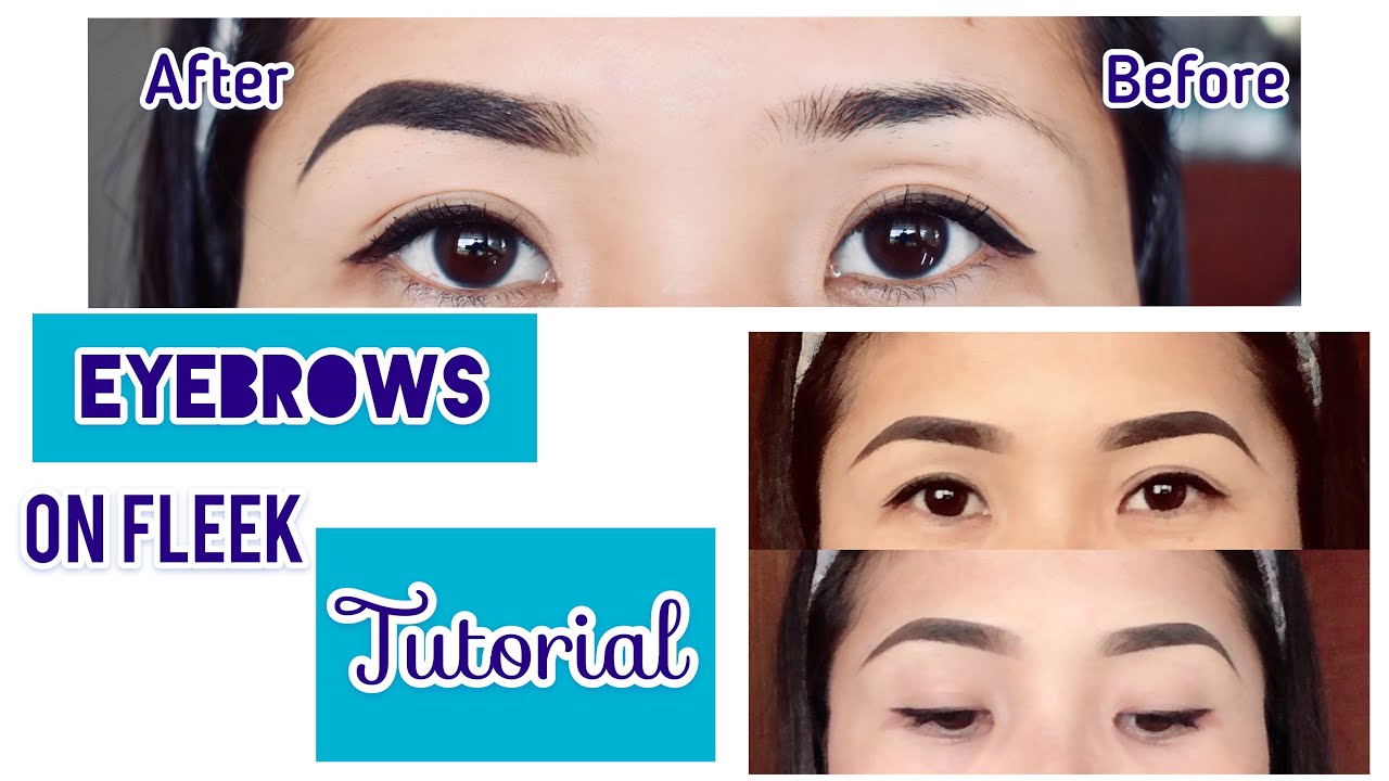 Eyebrows On Fleek tutorial for beginners - YouTube