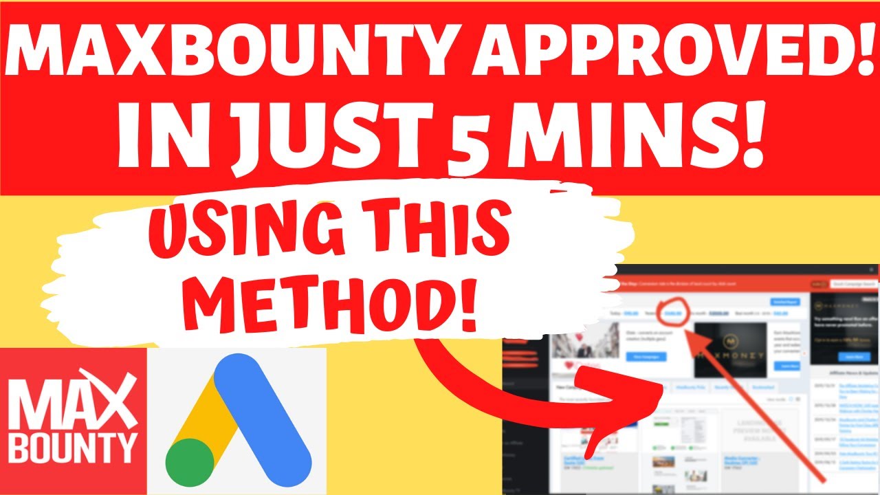 How To Get Approved On MaxBounty In 2020 (In Only 5 Minutes + Call ...