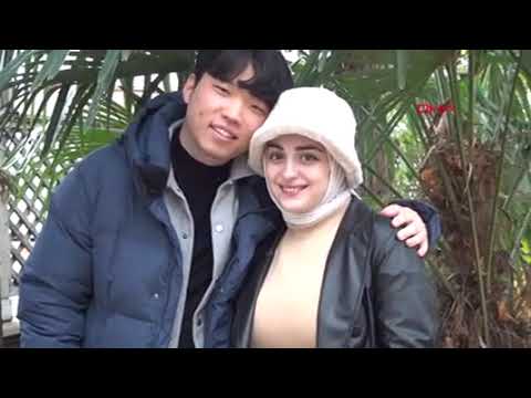 Rize'ye Güney Kore'den damat