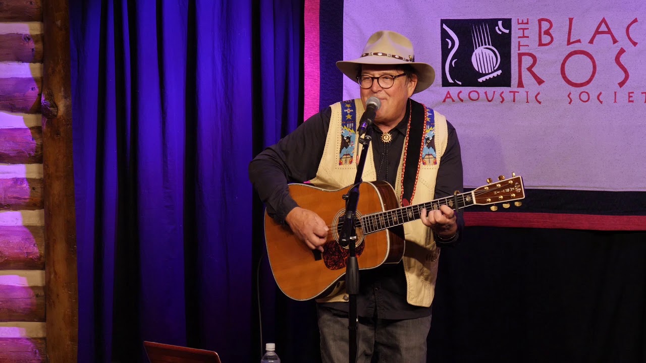 Jim Salestrom performs “Rocky Mountain High” at The Black Rose Acoustic ...