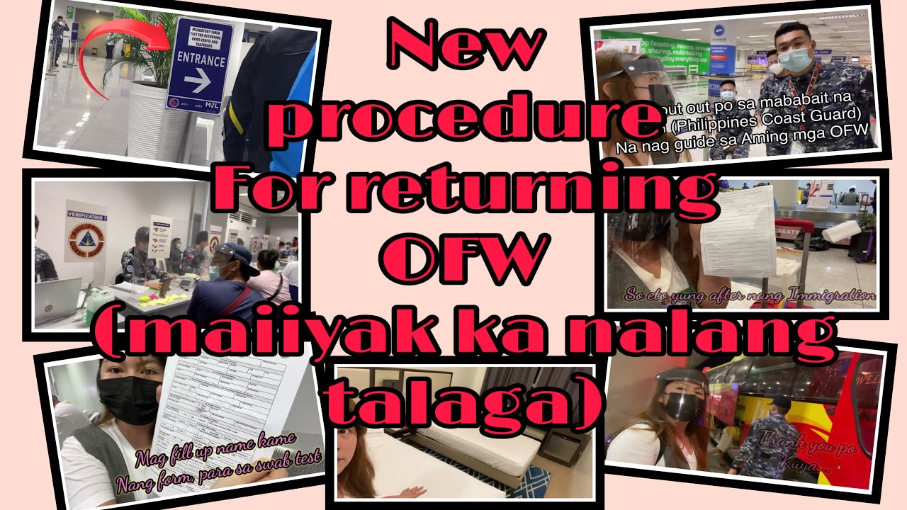 Returning OFW New swab test procedure || my journey back home part 2 ...