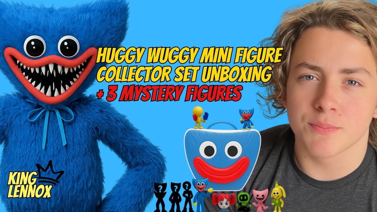 Poppy Playtime - Minifigure Collector Case Set Featuring Huggy Wuggy ...