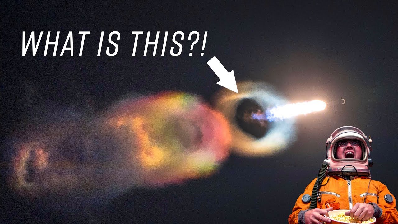 Photographer Captures SpaceX rocket phenomenon... what is it?! - YouTube