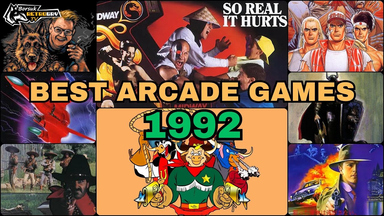 Borsuk Retro Gry TV: AUTOMATY ARCADE - NAJLEPSZE GRY Z ROKU 1992 / BEST ...