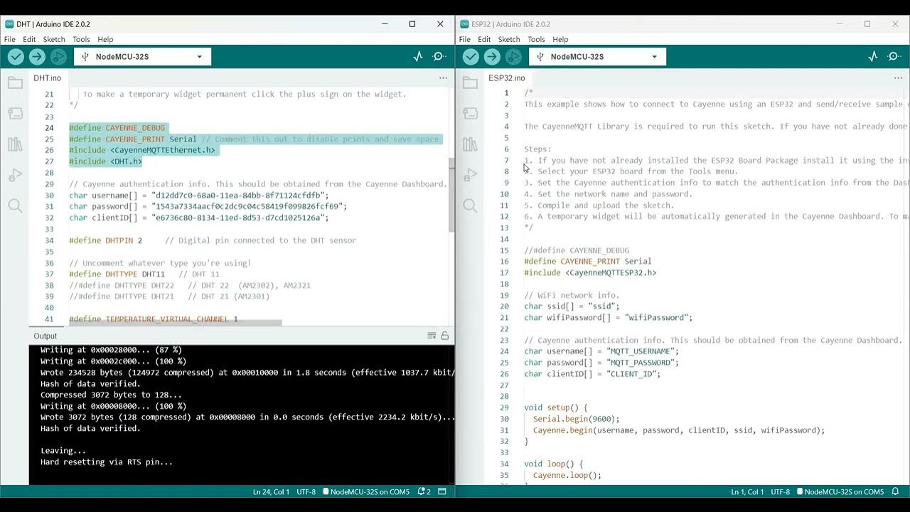 Class 4 Cayenne MQTT Arduino - YouTube