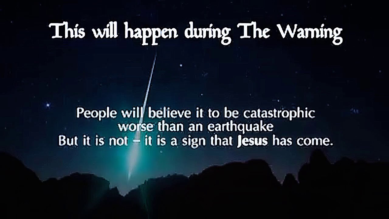 The coming GREAT WARNING - YouTube