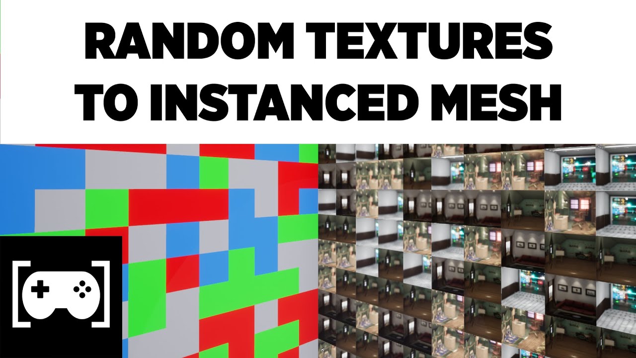 HOW TO RANDOM TEXTURES TO INSTANCED MESH | UE4 - YouTube