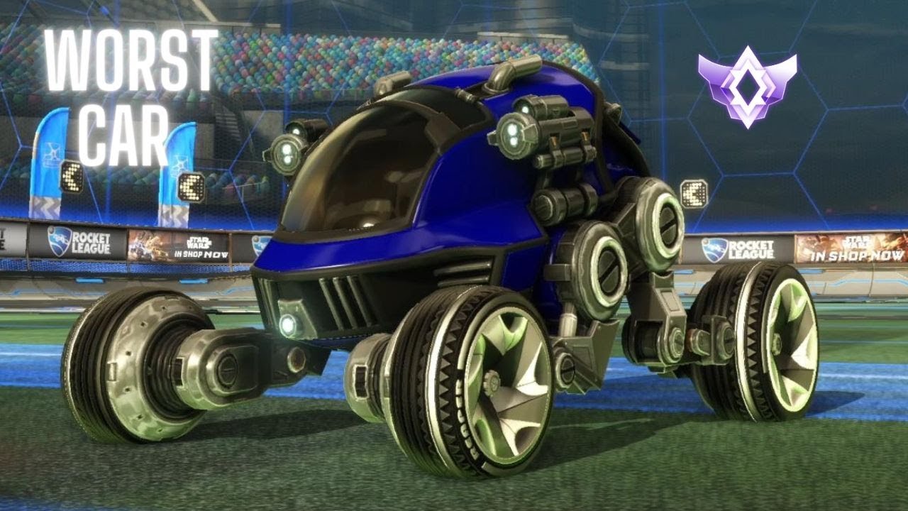 Using The Worst Car In Rocket League - YouTube