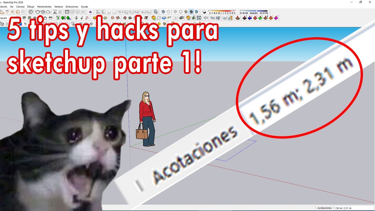 Sketchup 08 - Tips y Hacks para usar Sketchup parte 1 - YouTube