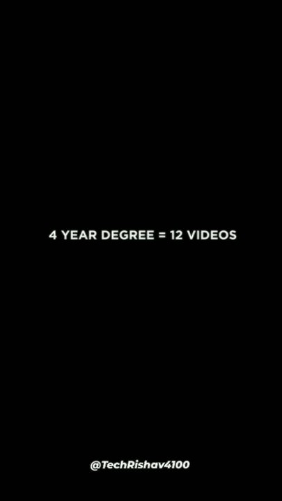 Degree and videos #reels #shortsfeed #shorts #coding #motivation #fyp #Coder #mindset #viral # ...