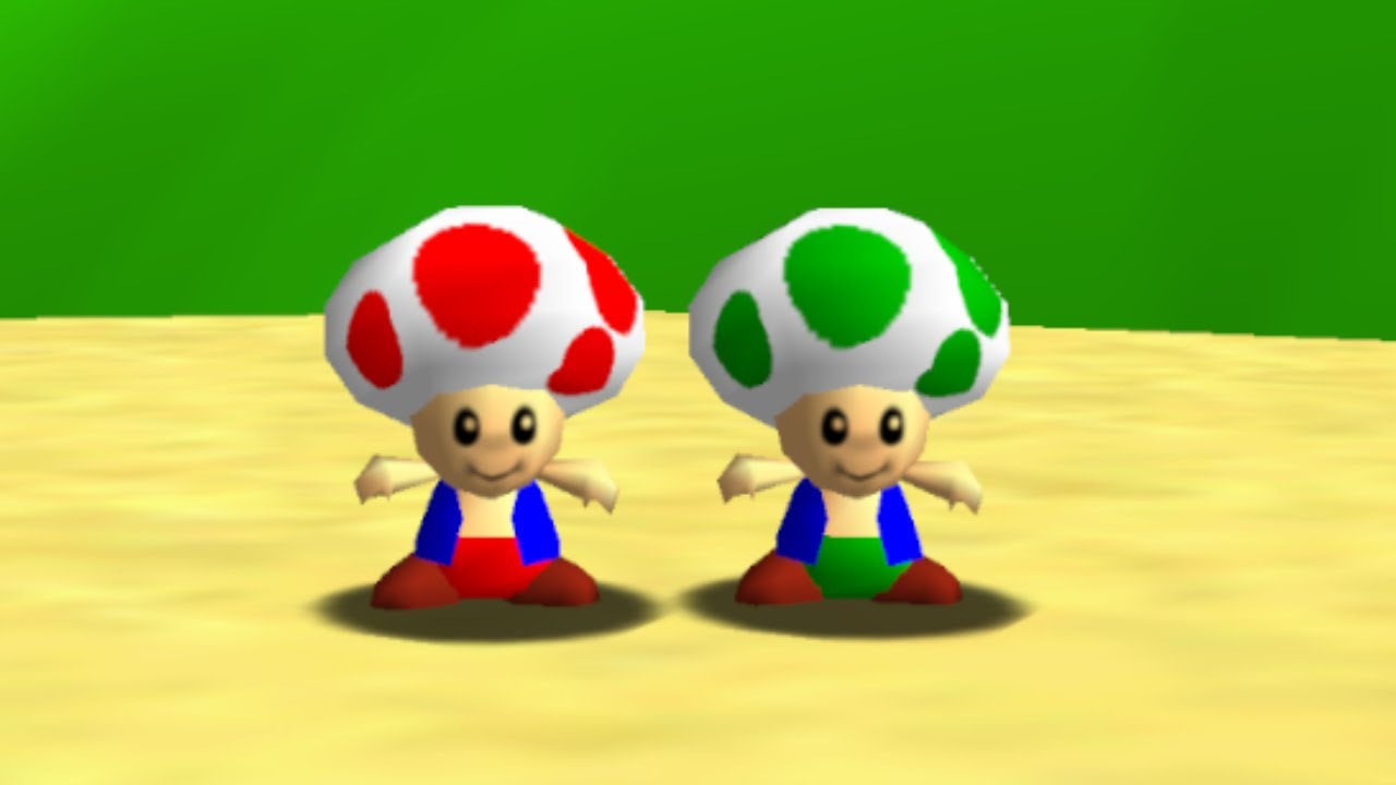 Toad in Mario 64 (2 Players) - Full Game 100% Walkthrough - YouTube