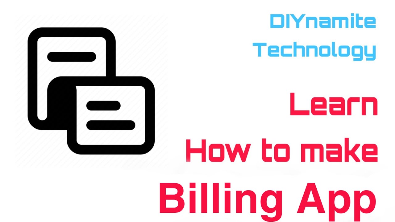 How to make a Billing App | MIT App Inventor | Engineering Project ...