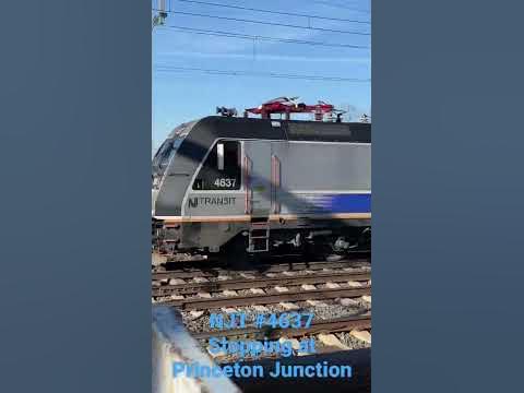 NJT #4637 #njt #njtransit #newjerseytransit #princeton #train #railfans #railfan #railway #rails ...