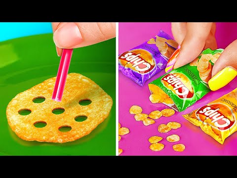 Sevimli Mini Yemekler Pişirme Ve Yeme! Muhteşem Yemek İpuçları Ve Viral TikTok Hileleri!