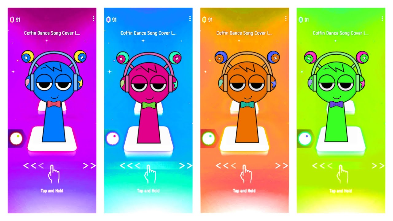 Sprunki sky 🆚 Sprunki red 🆚 Sprunki orange 🆚 Sprunki green 💥who is best ...