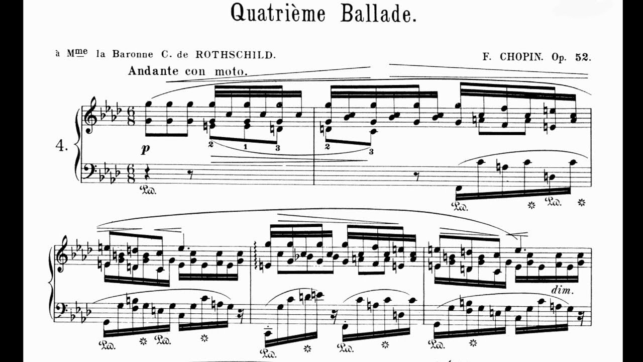 Chopin - Ballade No.4 in F minor Op.52 (Richter)