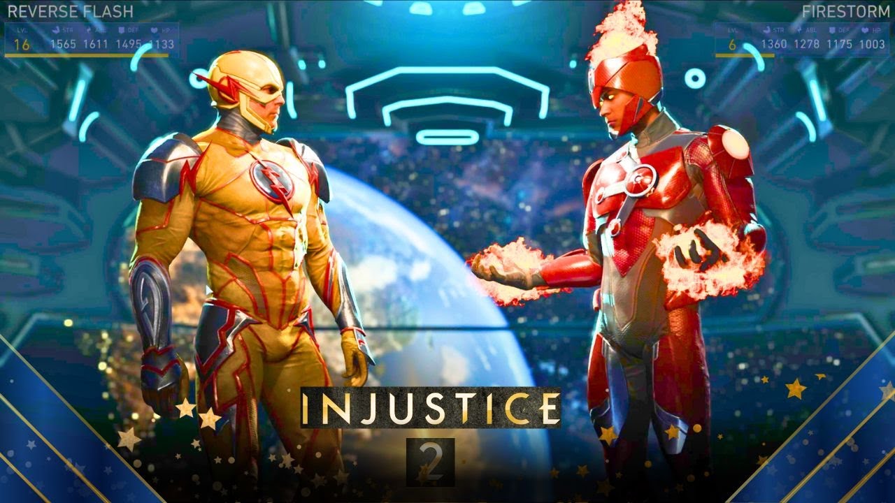 Injustice 2 - Reverse Flash Vs. Firestorm - YouTube
