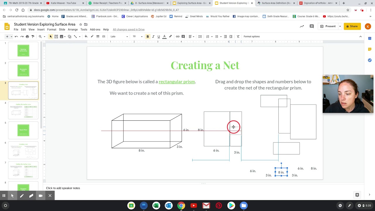 Intro to Surface Area and Nets 3/19 - YouTube